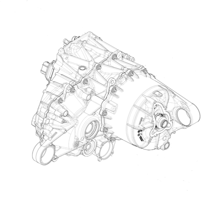 REAR DRIVE UNIT ASSEMBLY- 3DU - HIGH CURRENT - EcoMotion Auto