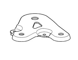 REAR SUBFRAME SHEAR PLATE- FRONT - RIGHT HAND - EcoMotion Auto